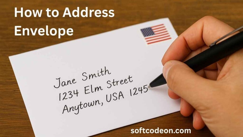 How to Address Envelopes | Professional Examples - Soft CodeOn